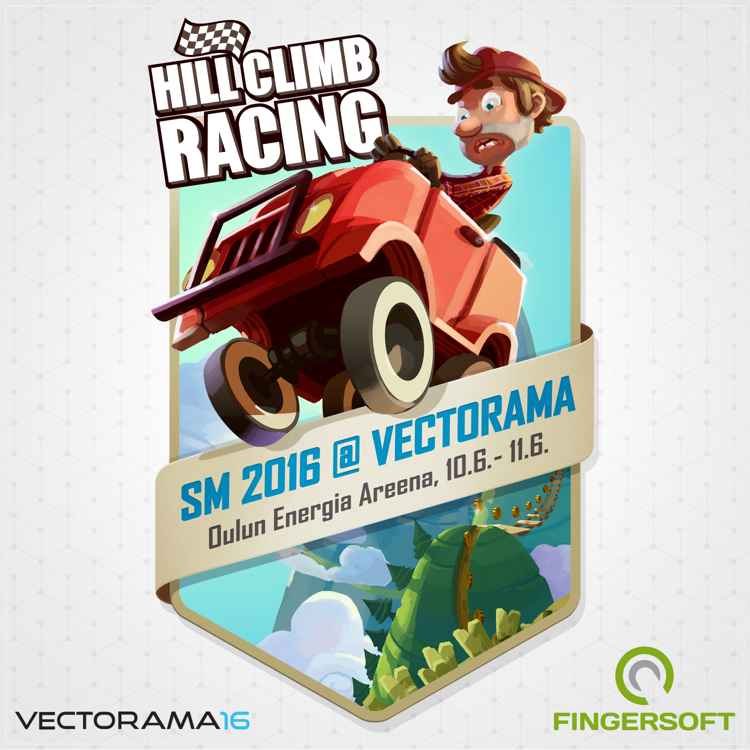 Fingersoft Hill Climb Racing SM-kilpailut Vectoramassa! - Vectorama