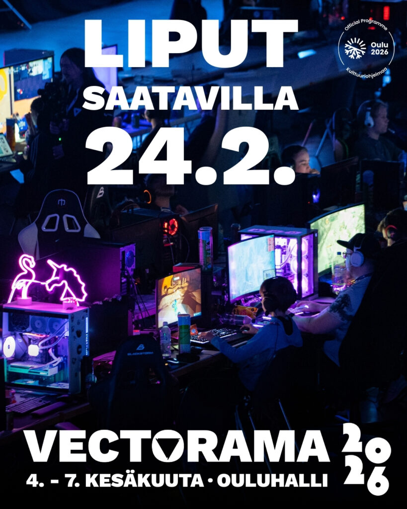 Vectorama 4.-7.6.2026 Ouluhallissa